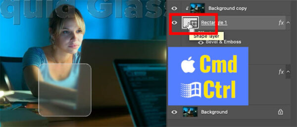 How to make apple Liquid Glass effect in Photoshop - PhotoshopCAFE
