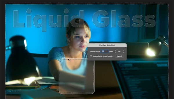 How to make apple Liquid Glass effect in Photoshop - PhotoshopCAFE